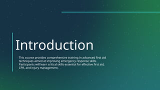 Advanced First Aid Course Perth.pptx