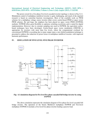 Advanced five level five phase cascaded multilevel inverter with svpwm algorit | PDF