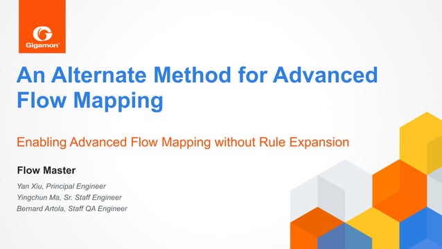 Advanced flow mapping[bernard] | PPT