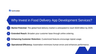 Advanced Food Delivery App Development Services | PDF