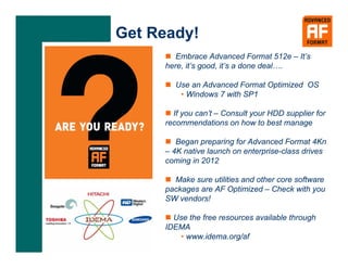 Advanced format for hard disk drives | PDF