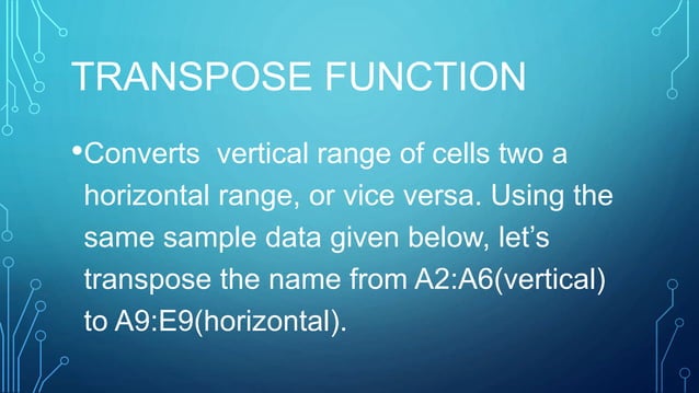 Advanced formula | PPTX