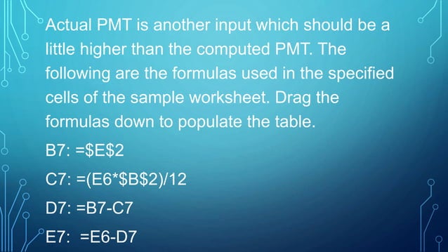 Advanced formula | PPTX