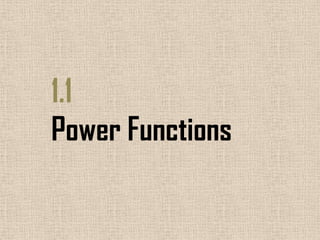 Advanced functions ppt (Chapter 1) part i | PPTX