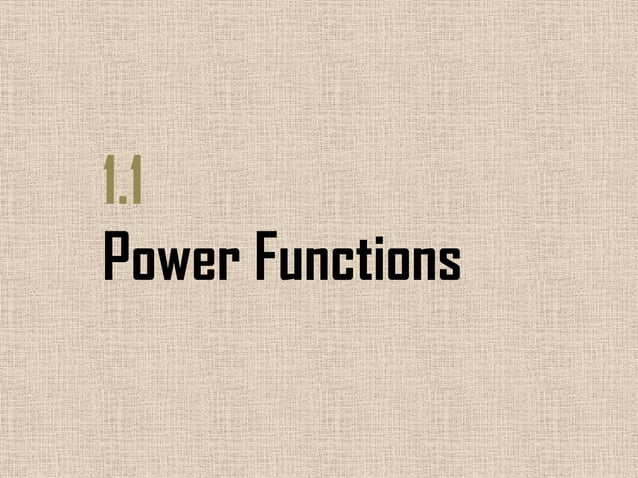 Advanced functions ppt (Chapter 1) part i | PPTX