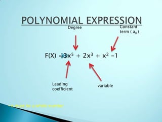 Advanced Functions Unit 1 | PPTX