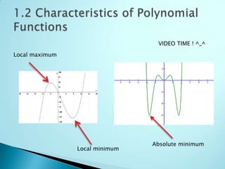Advanced Functions Unit 1 | PPTX
