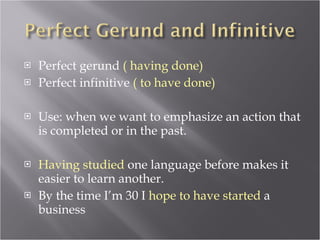Advanced gerund inf | PPT