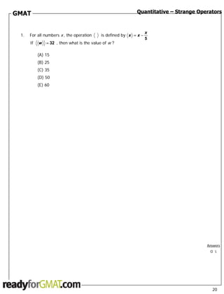 Advanced gmat mathquestions-version2 | PDF