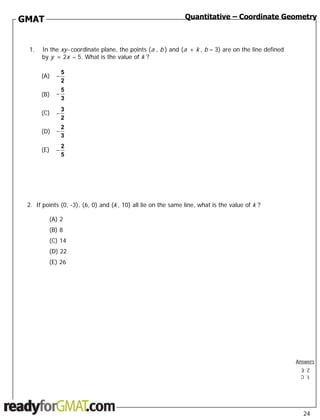 Advanced gmat mathquestions-version2 | PDF