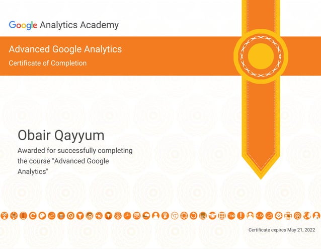 Advanced google analytics/Obair Qayyum | PDF