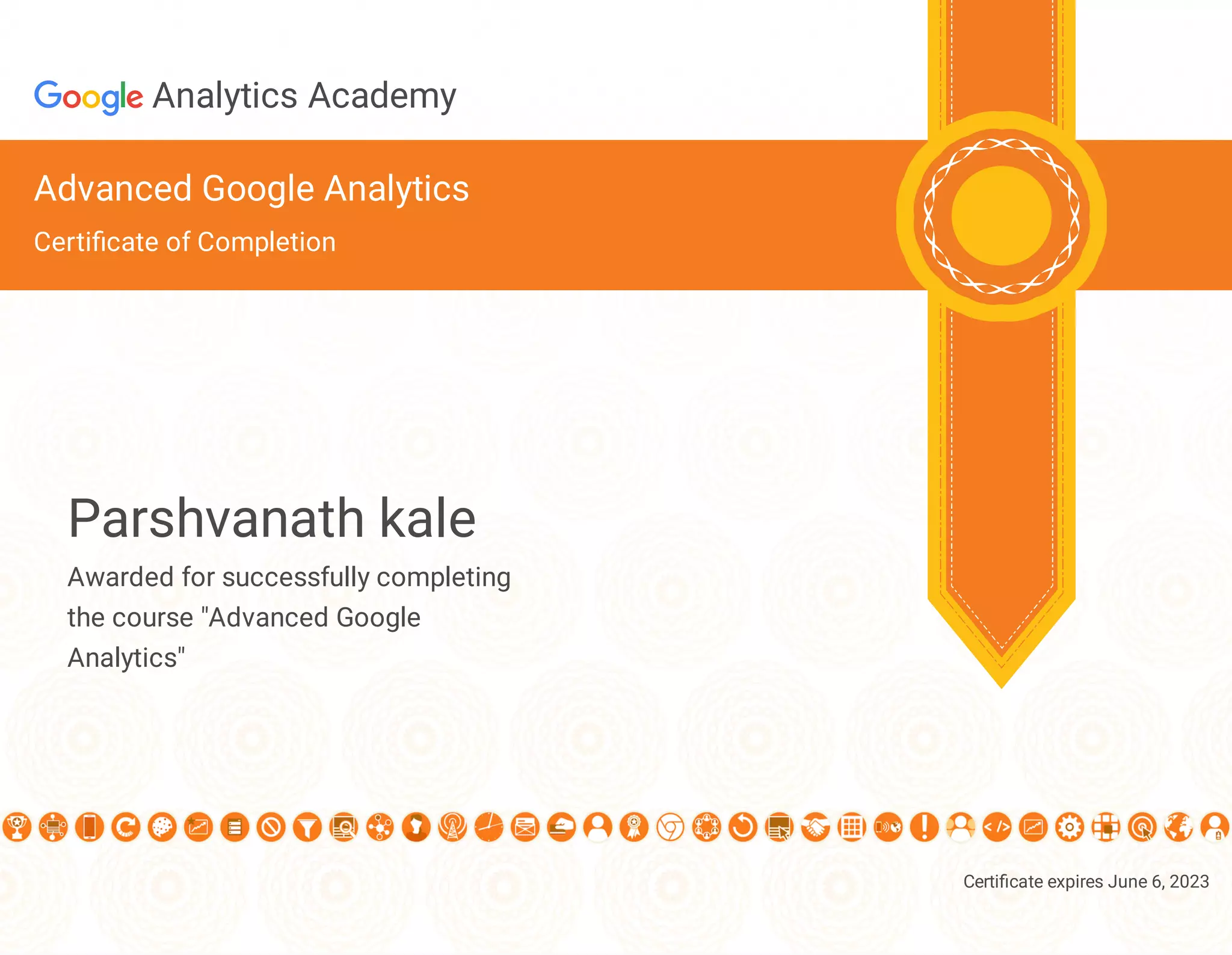 Advanced google analytics_certificate | PDF