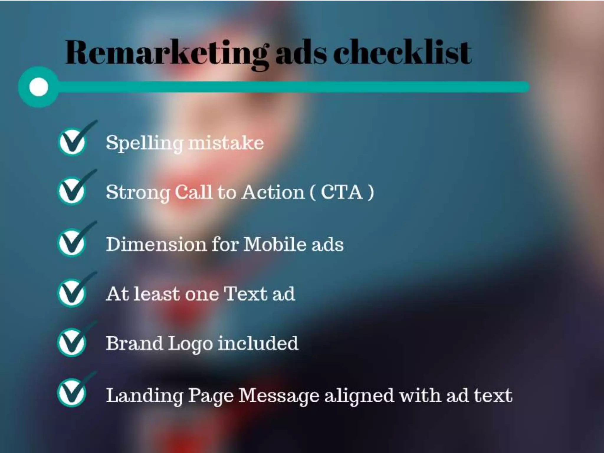 Advanced google remarketing checklist | PPT