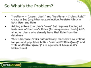 Advanced GORM - Performance, Customization and Monitoring | PPT
