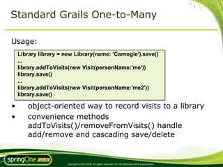 Advanced GORM - Performance, Customization and Monitoring | PPT
