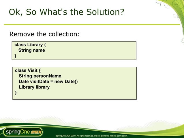 Advanced GORM - Performance, Customization and Monitoring | PDF