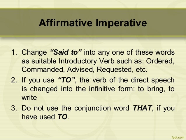 Advanced Grammar Reported Speech Imperative advanced-grammar-reported-speech-imperative