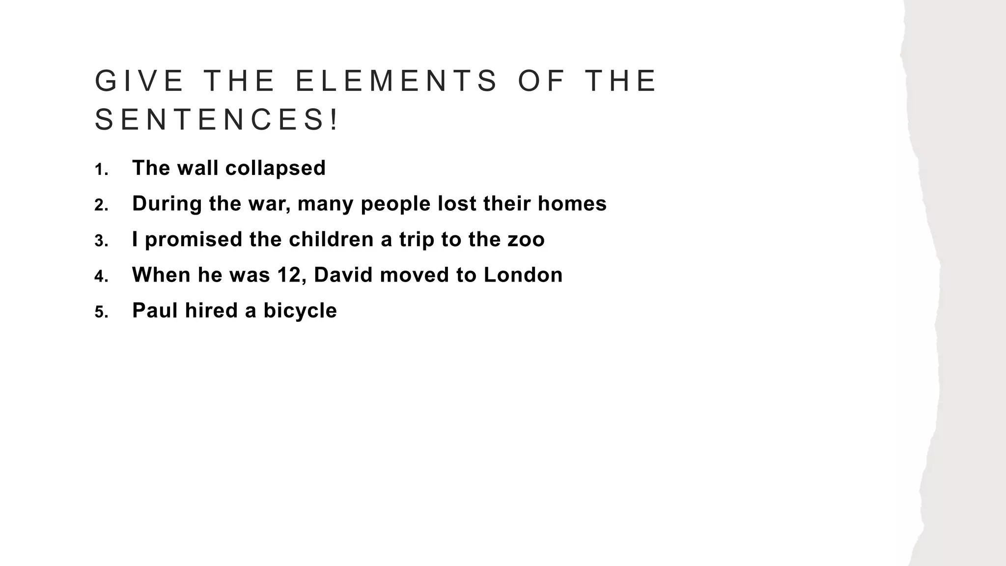 ADVANCED GRAMMAR 6 - SENTENCES ELEMENTS.pptx
