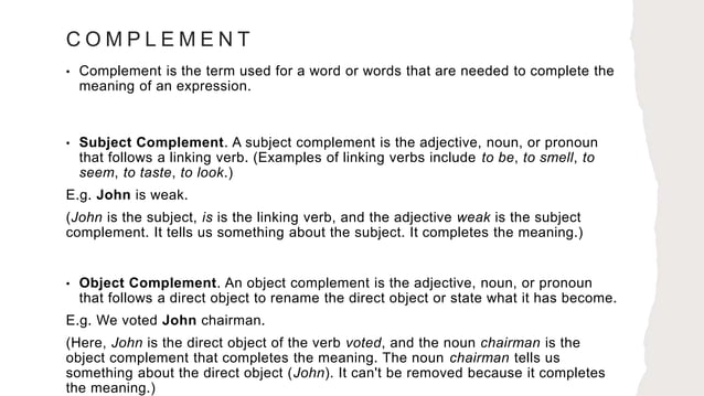 ADVANCED GRAMMAR 6 - SENTENCES ELEMENTS.pptx