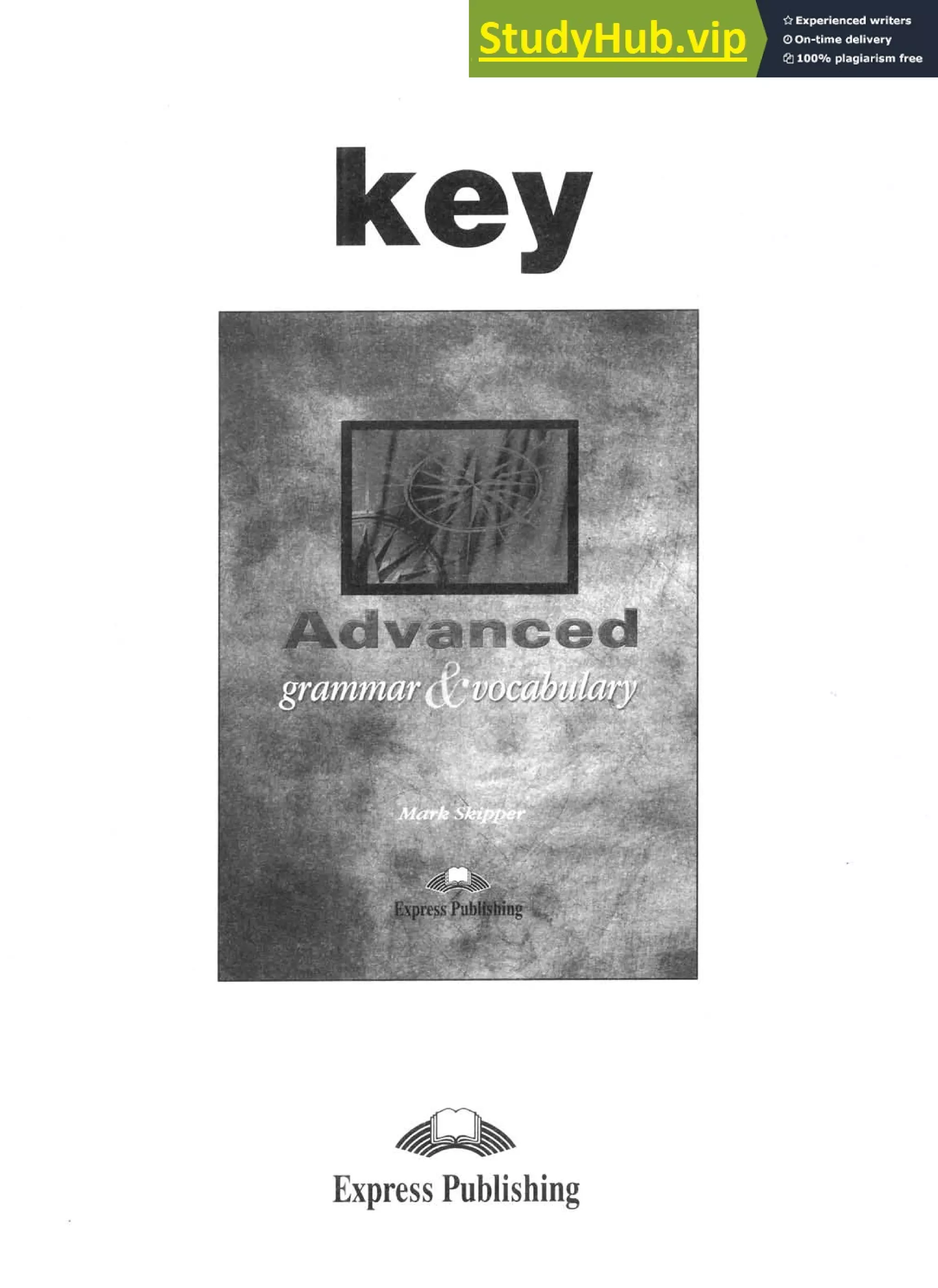 Advanced Grammar And Vocabulary - Key | PDF