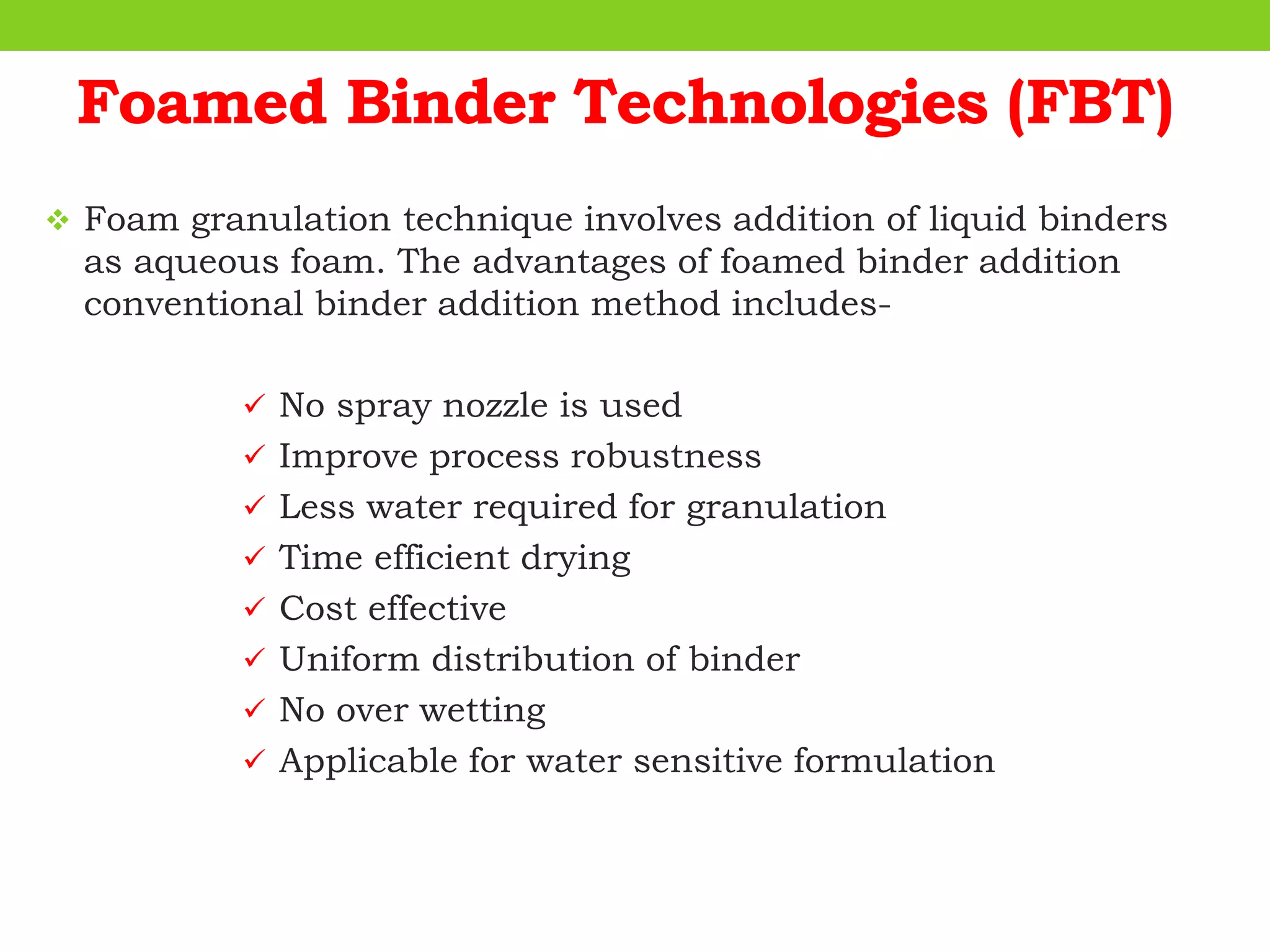 Advanced Granulation Technology Pptx