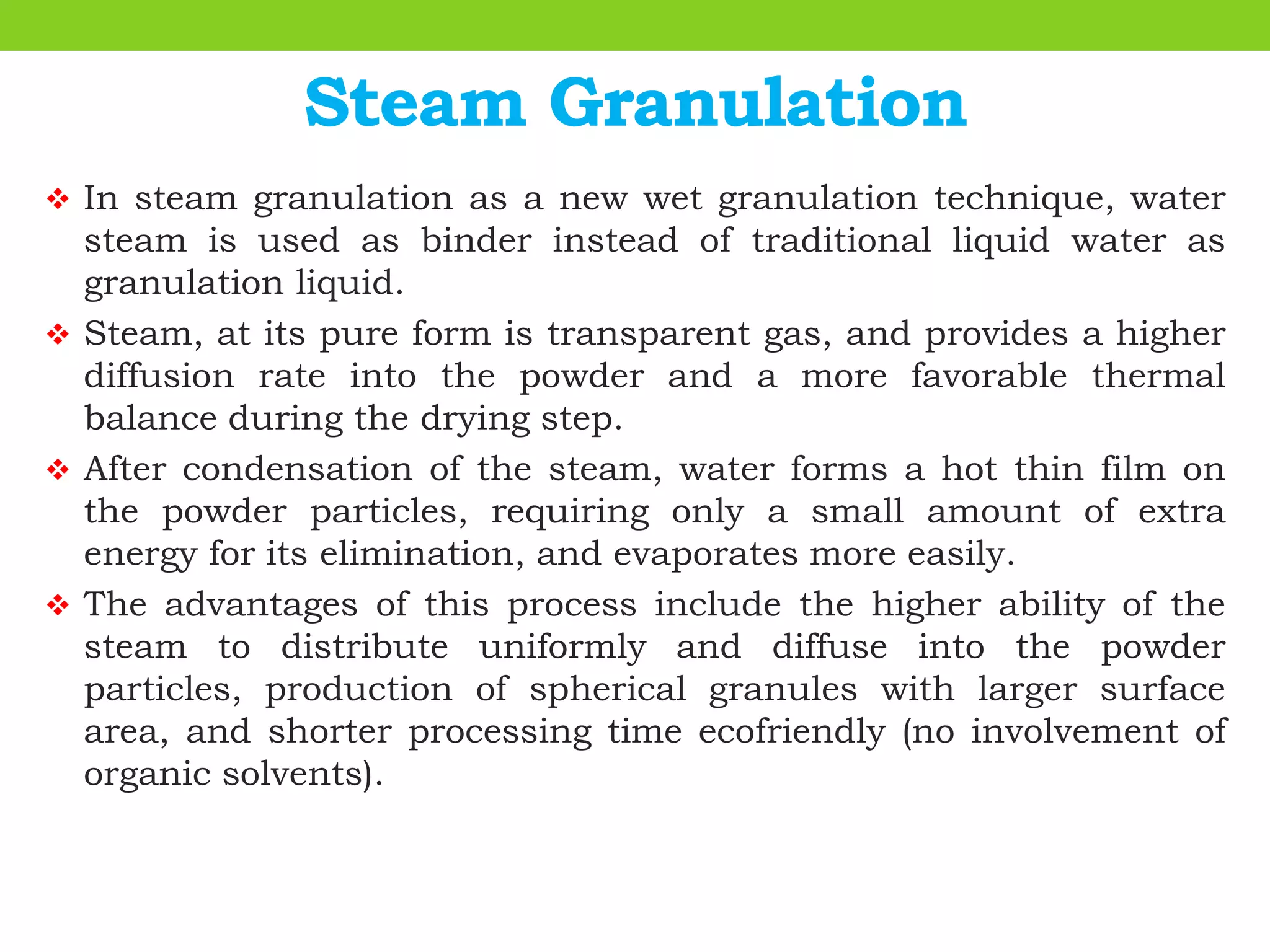 Advanced granulation technology | PPTX