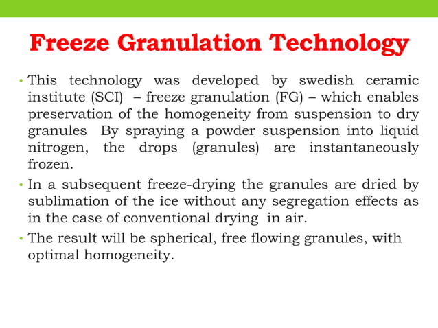 Advanced granulation technology | PPTX | Chemistry | Science