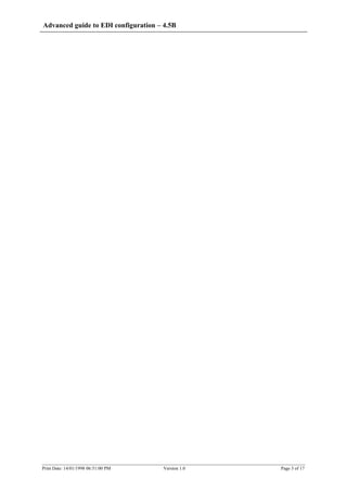 Advanced guide to_edi_configuration | DOC | Computer Software and Applications | Computing