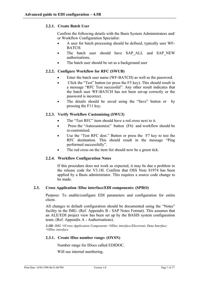 Advanced guide to_edi_configuration | DOC | Computer Software and Applications | Computing