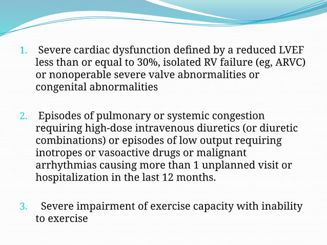 Advanced Heart Failure slidesshare ppt.a | PPTX