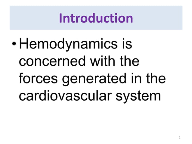 Advanced hemodynamic monitoring | PPTX