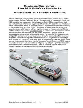 Advanced Hmi Autotechinsider White Paper 11 10 | PDF | Automotive ...