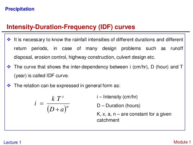 Advanced hydrology