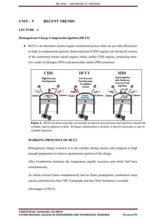 Advanced ic engines part-ii fmcet | PDF