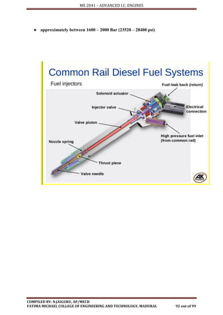 Advanced ic engines part-ii fmcet | PDF