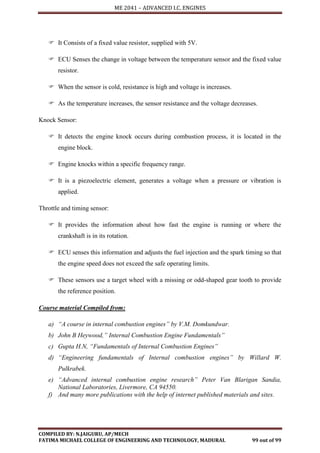 Advanced ic engines part-ii fmcet | PDF