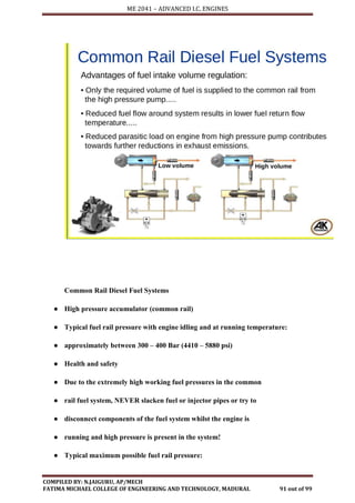 Advanced ic engines part-ii fmcet | PDF
