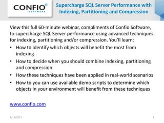Advanced Index, Partitioning and Compression Strategies for SQL Server | PPTX | Databases ...