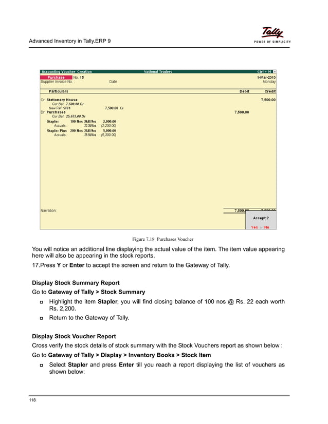 Advanced inventory in tally erp 9 | PDF | Logistics | Business