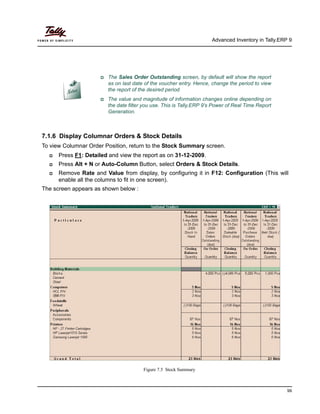 Advanced inventory in tally erp 9 | PDF