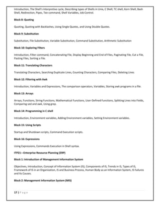 MGU SYLLABUS MANUAL-Advance diploma in computer applications | DOCX ...