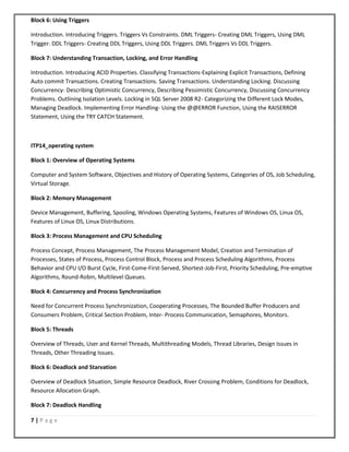 MGU SYLLABUS MANUAL-Advance diploma in computer applications | DOCX | Programming Languages ...