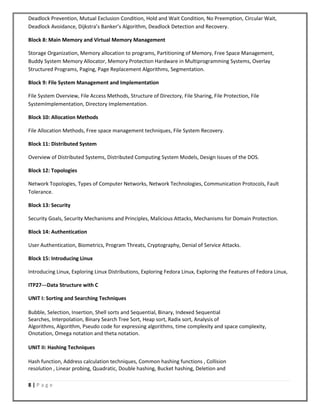 MGU SYLLABUS MANUAL-Advance diploma in computer applications | DOCX ...