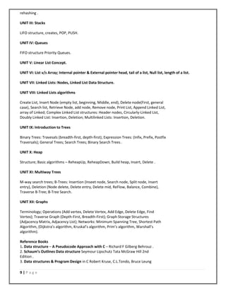 MGU SYLLABUS MANUAL-Advance diploma in computer applications | DOCX | Programming Languages ...