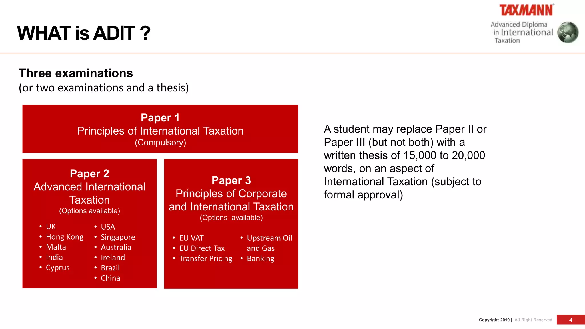 ADIT Course - Advance Diploma in International Taxation | PPTX