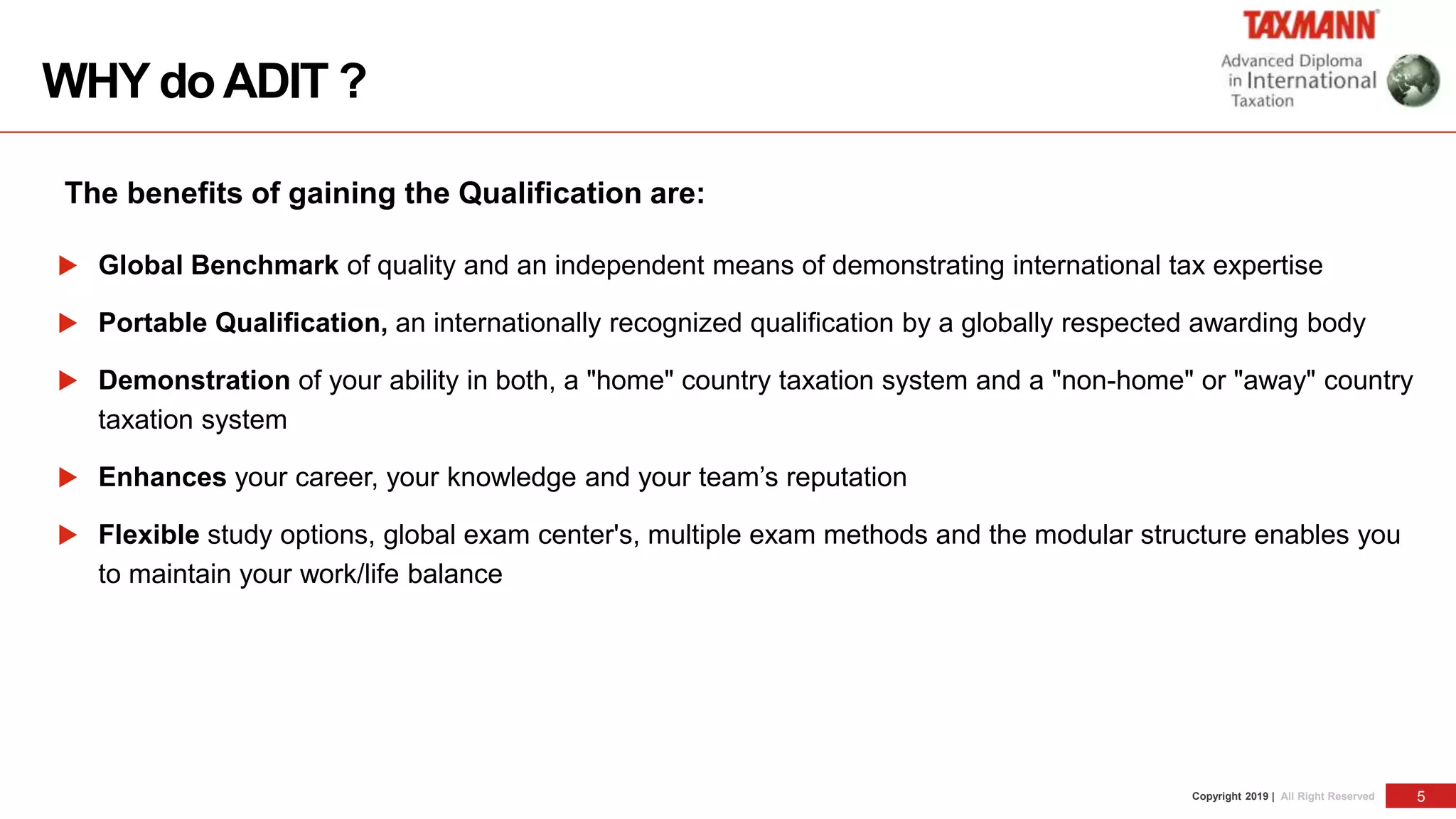 ADIT Course - Advance Diploma in International Taxation | PPTX