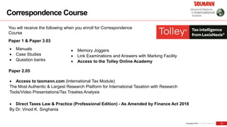 ADIT Course - Advance Diploma in International Taxation | PPTX