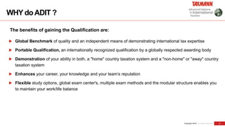 ADIT Course - Advance Diploma in International Taxation | PPTX