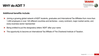 ADIT Course - Advance Diploma in International Taxation | PPTX