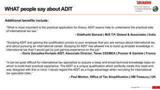 ADIT Course - Advance Diploma in International Taxation | PPTX